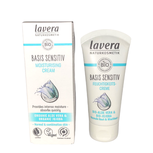 Lavera Basis Moisturizing Cream - 50ml | Organic Makeup & Natural ...